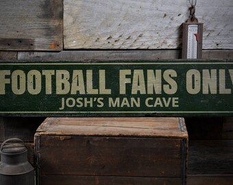 Football Man Cave Sign - Etsy