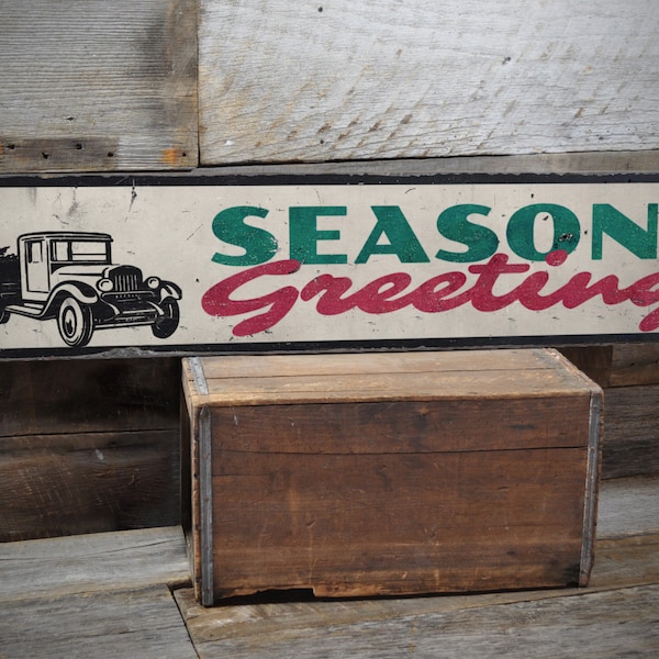 Seasons Greetings Sign - Etsy