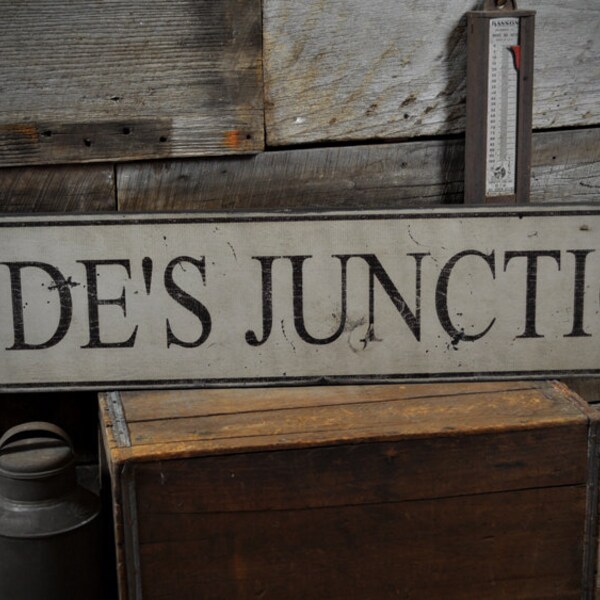 Vintage Junction Sign - Etsy