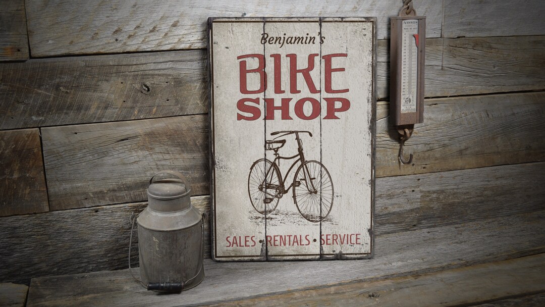 Bike Shop Sign, Old Bike Shop Repair Sign, Bike Shop Sign, Bike Shop ...