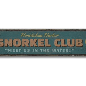 Snorkel Ocean Sign, Snorkel Dive Lover, Snorkel Gift, Custom Ocean ...