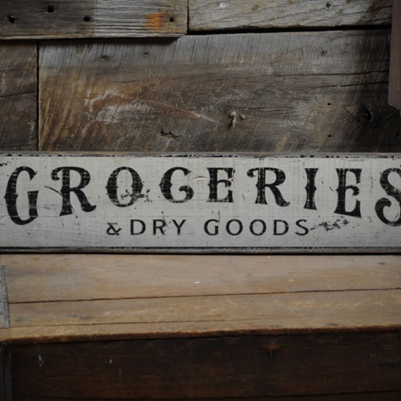 Rustic Pantry Sign - Etsy