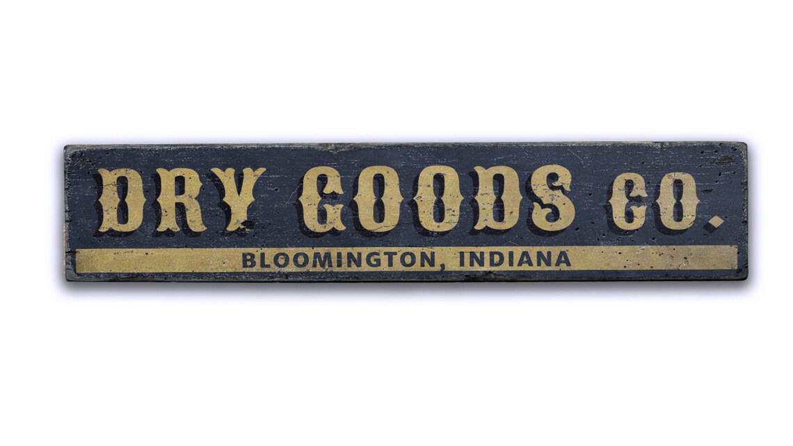 Goods Sign Dry Goods Decor Wood Dry Goods Sign Custom | Etsy