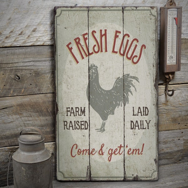 Fresh Eggs Sign - Etsy