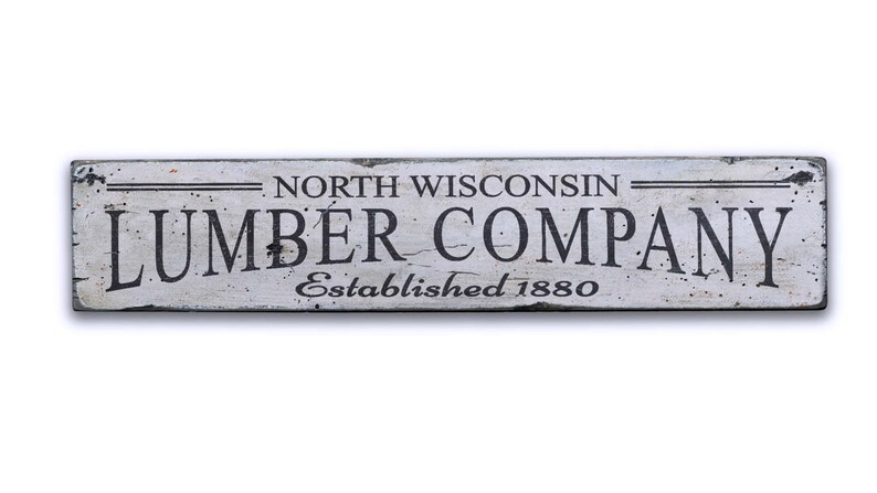 Lumber Company Sign Lumber Company Gift Custom Lumber Sign | Etsy
