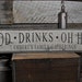 Custom Food & Drinks Sign Rustic Hand Made Vintage Wooden - Etsy
