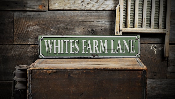 Custom Farm Lane Address Sign Farming Lovers Farm House | Etsy