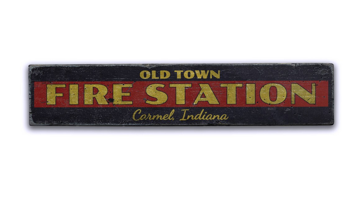 Fire Station Gift, Fire Station Sign, Fire Station Decor, Custom ...