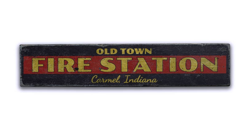 Fire Station Gift, Fire Station Sign, Fire Station Decor, Custom ...