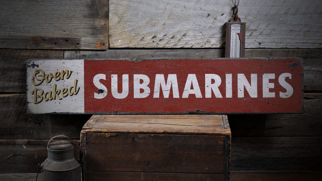 Submarine Sandwich, Sandwich Sign, Oven Baked Subs, Sub Sandwich Sign ...
