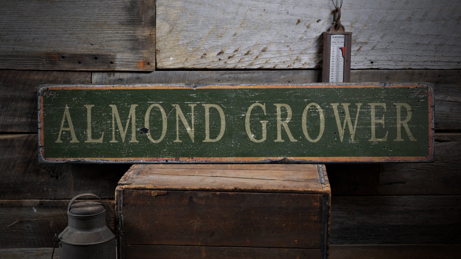 Almond Farm Sign Almond Decor Almond Farm Decor Almond - Etsy