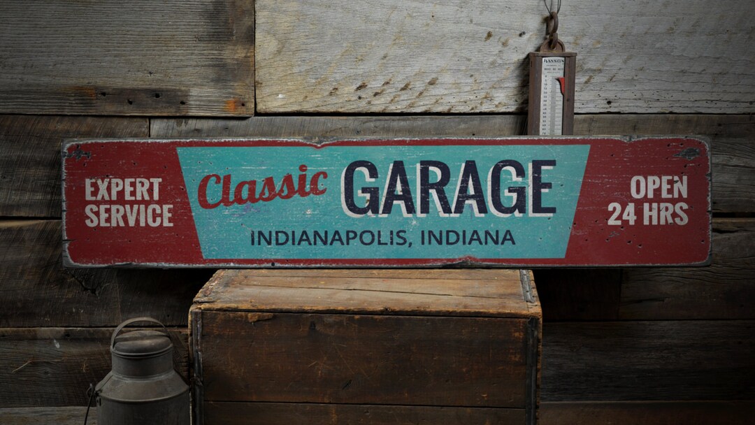 Garage Wood Sign, Dad Garage Sign, Wooden Garage Sign, Sign for Garage ...