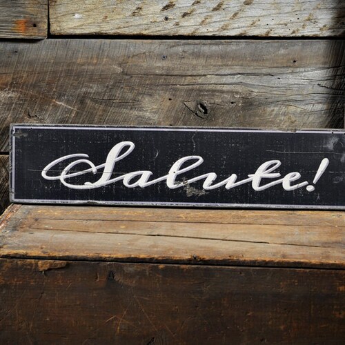 Wooden Salute Italian Sign Custom Decoration Family Sign - Etsy