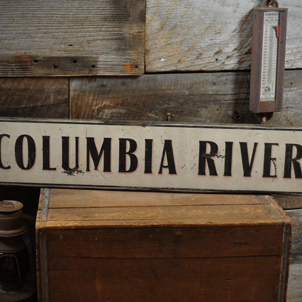 River Sign - Etsy