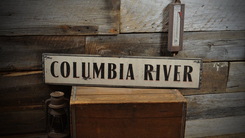 Custom Primitive River Sign River Waterway Decoration River | Etsy