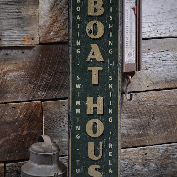 Boat House Sign - Etsy