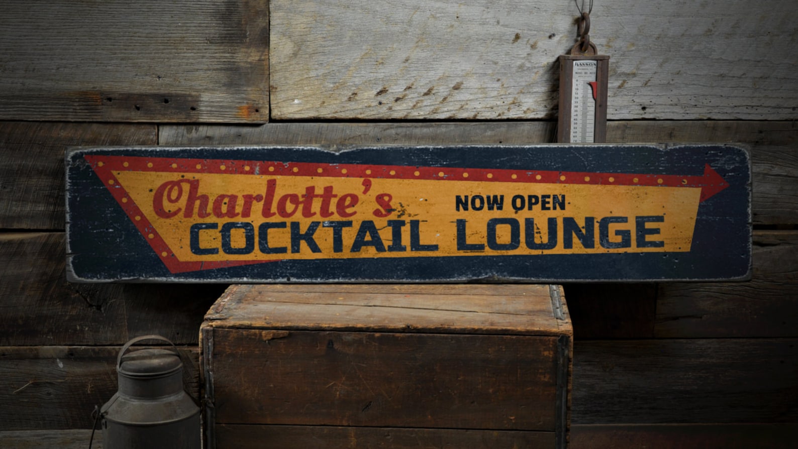 Now Open Cocktail Lounge Wood Sign Custom Bar Owner Bartender - Etsy