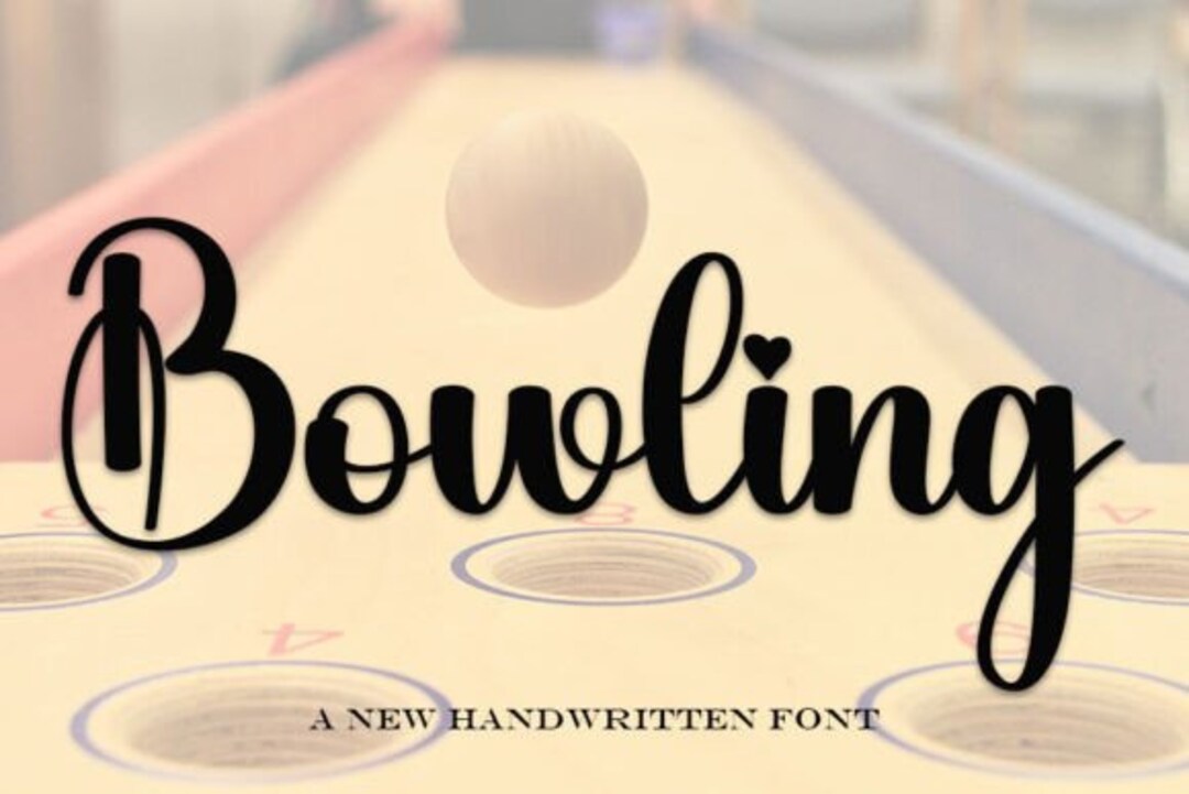 Bowling Font, Font With Tails, Wedding Font, Modern Font, Thin Font ...