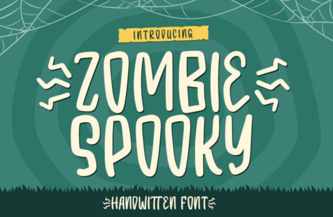 Zombie Spooky Font, Funny Font, Cute Font, Branding Font, Wedding Font ...