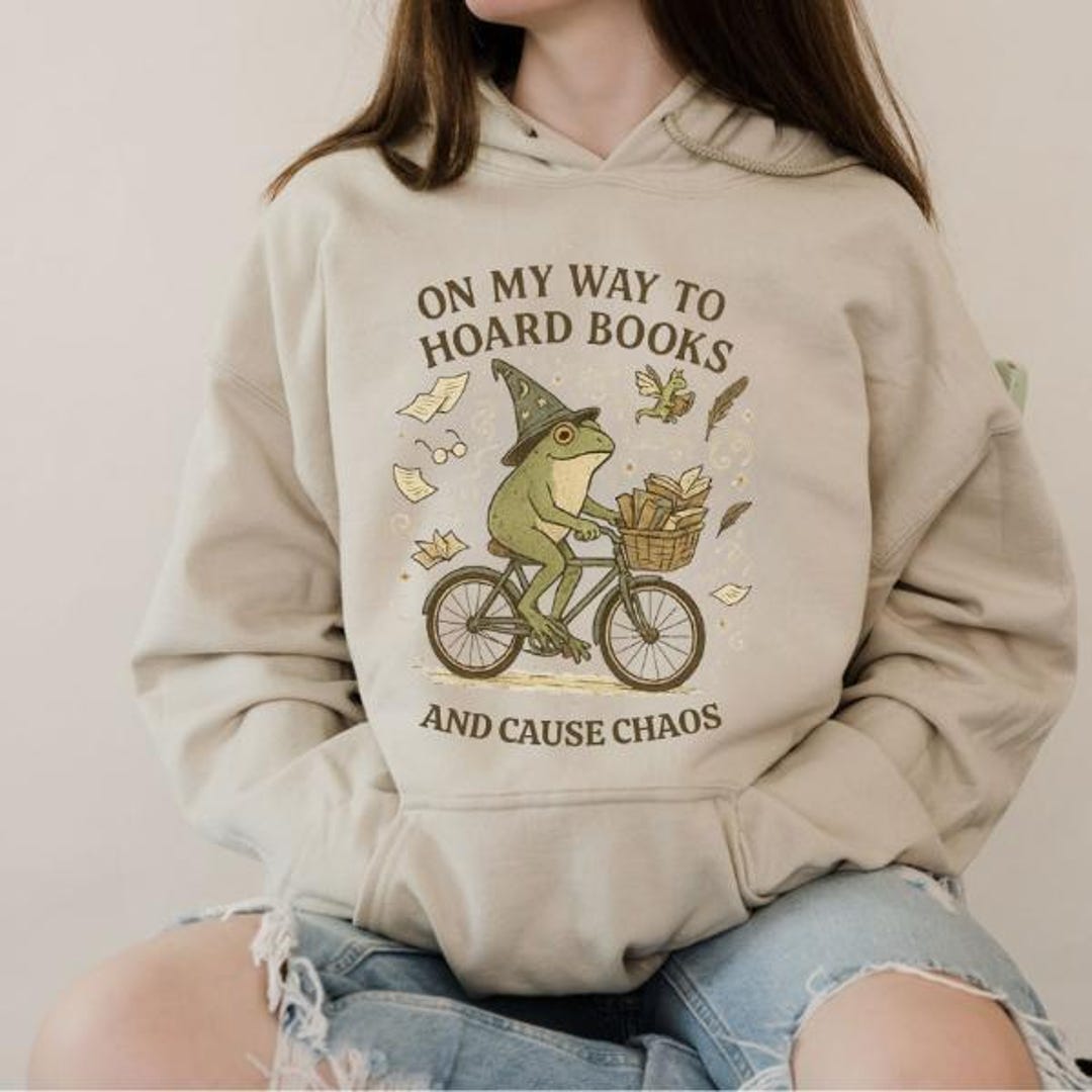 On My Way to Hoard Books and Cause Chaos T-shirt, Tom Foolery Hoodie ...