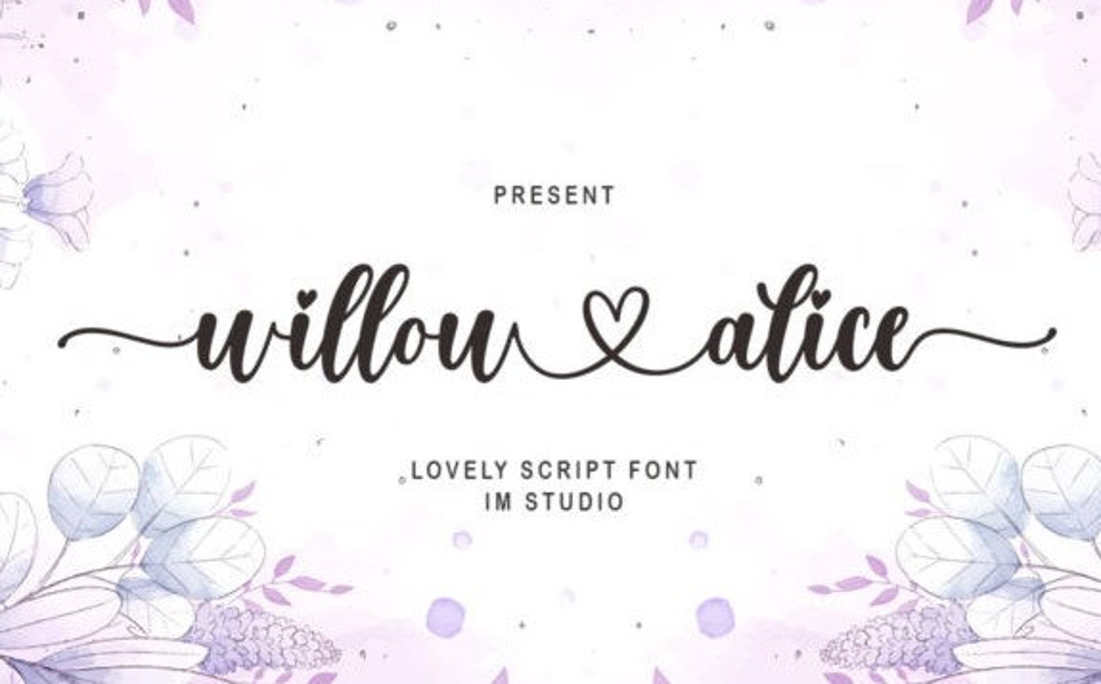 Willow Alice Font, Unique Handwritten Font, Classic Serif Font, Retro ...