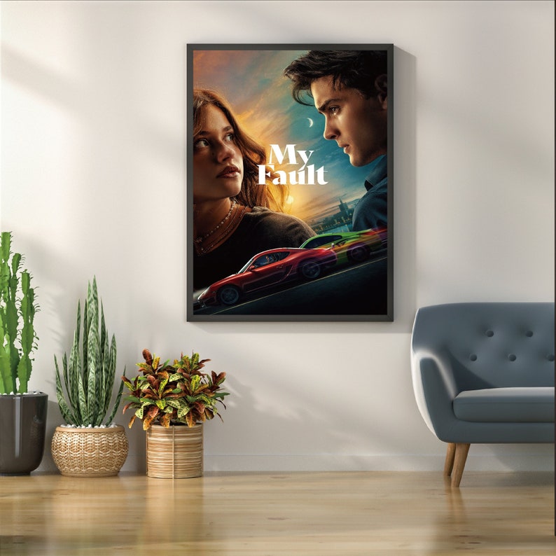 My Fault Movie Poster, High Quality Canvas Print, Personalized Gift ...