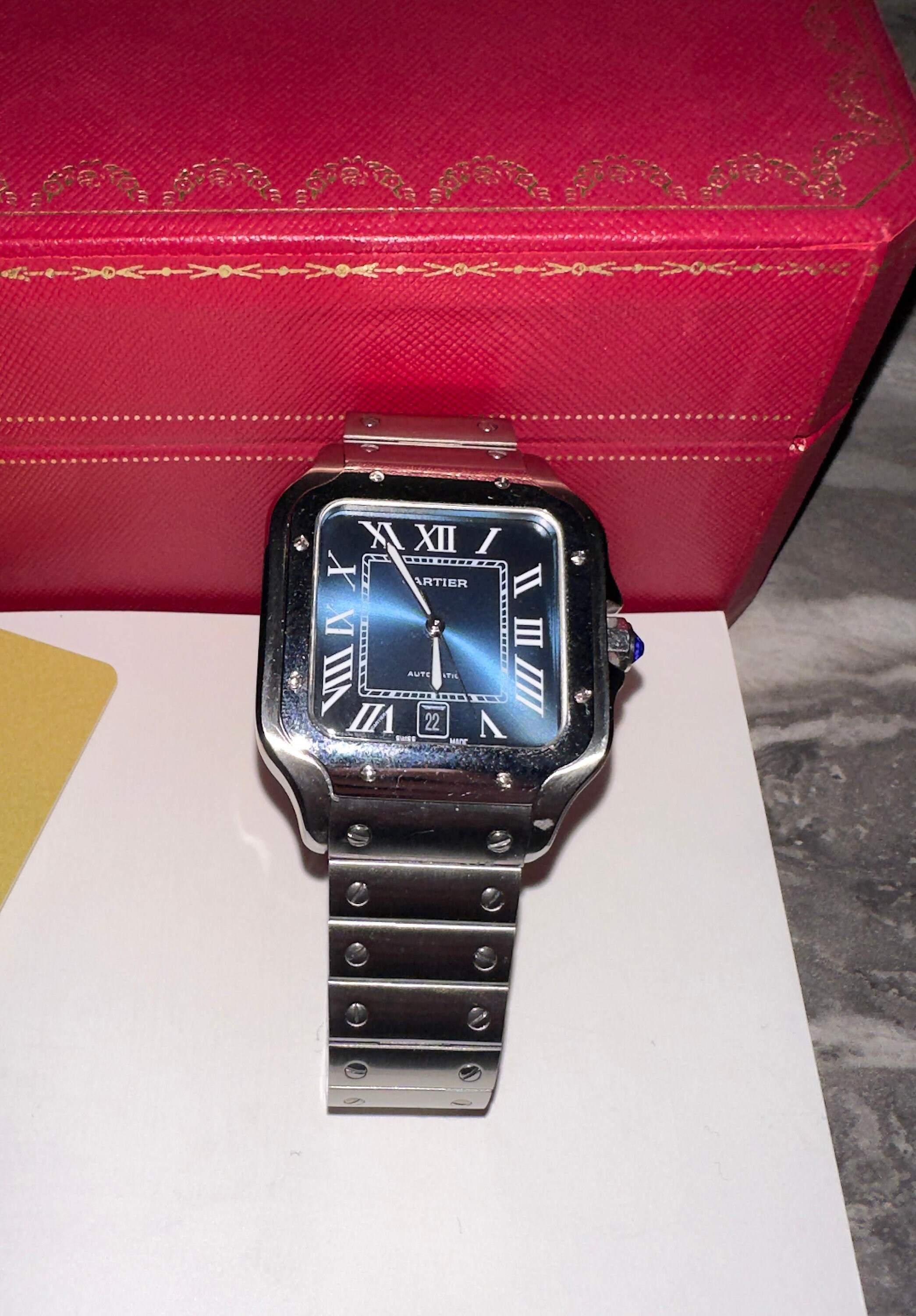 Vintage Cartier Santos - Etsy Canada