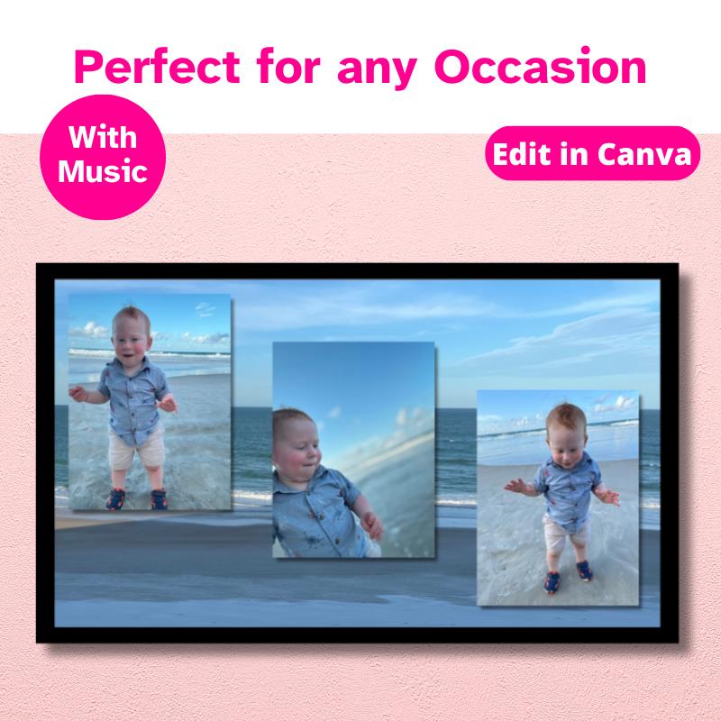 Slideshow Template, Create Your Own Slideshow, Animated Photo Video ...