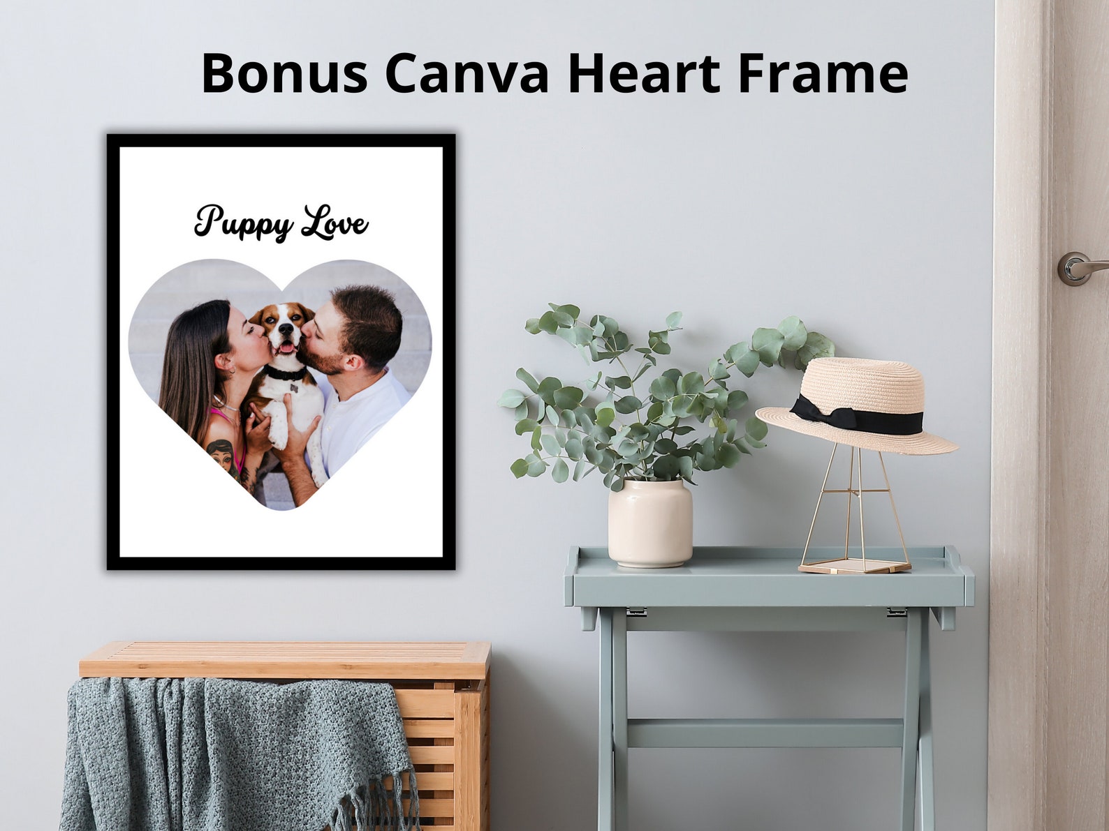 Unique Photo Collage Template Bundle, Editable Photo Display Template ...