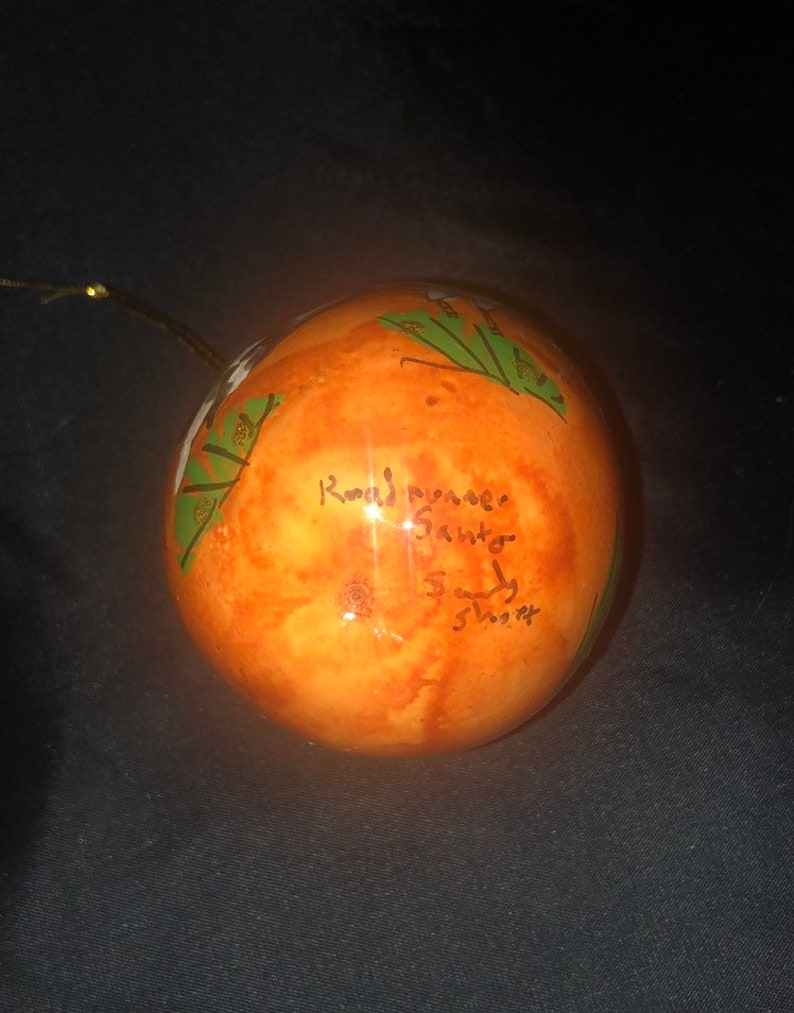 Roadrunner Santa Hand-painted Gourd Christmas Ornament Santa Fe, New ...