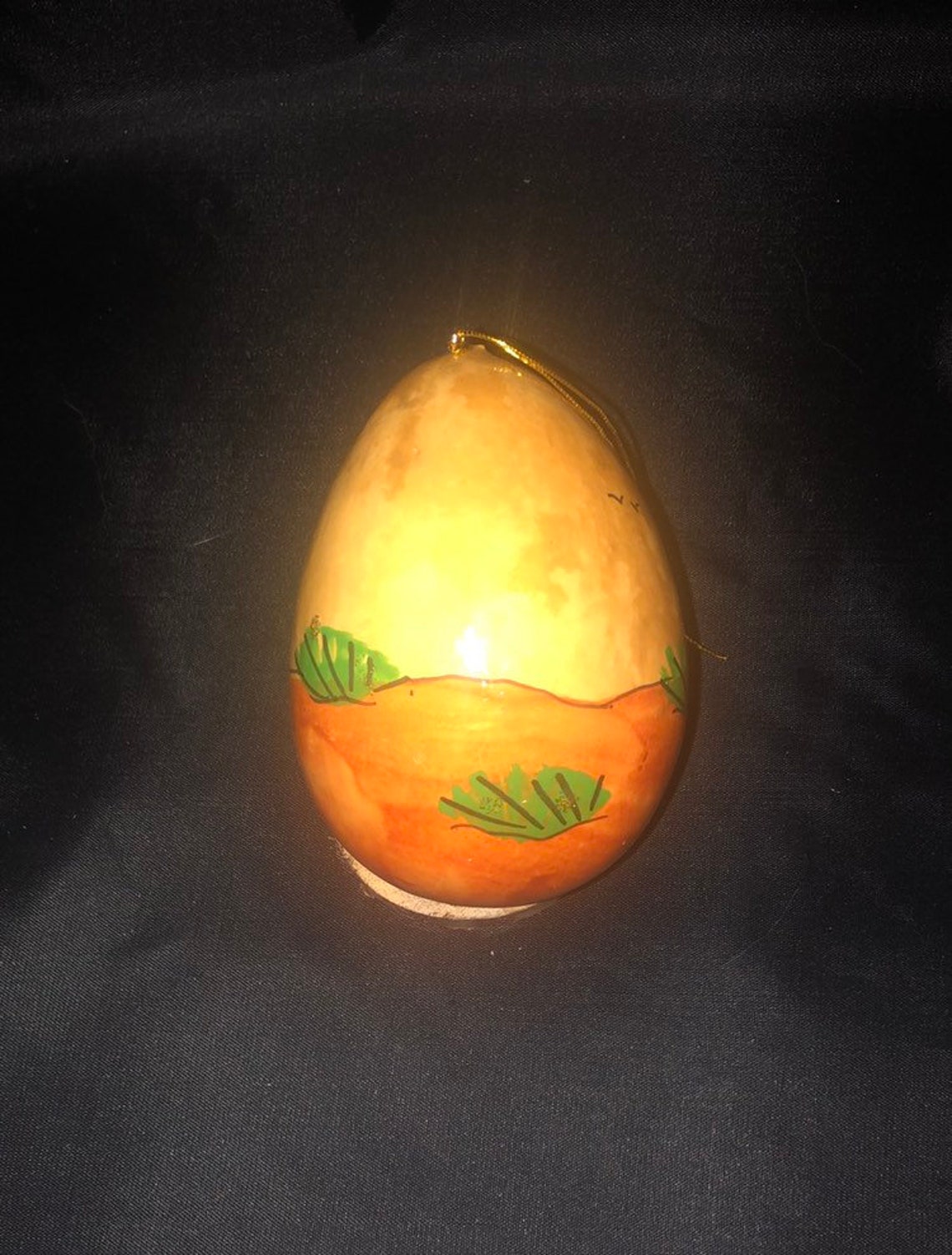 Roadrunner Santa Hand-painted Gourd Christmas Ornament Santa Fe, New ...