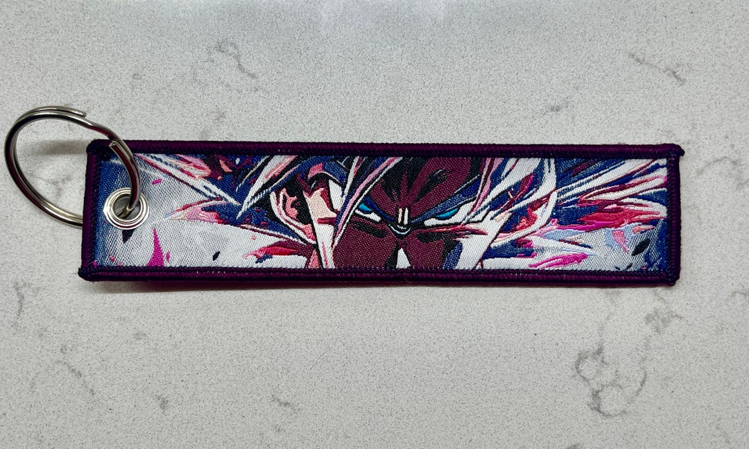 Custom Anime Goku DBZ Embroidered Keychain 5.11 X 1.18 - Etsy