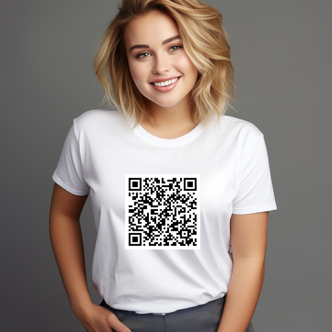 QR Code Shirt | QR Code Sign | Hidden Funny Message | Top Selling T ...