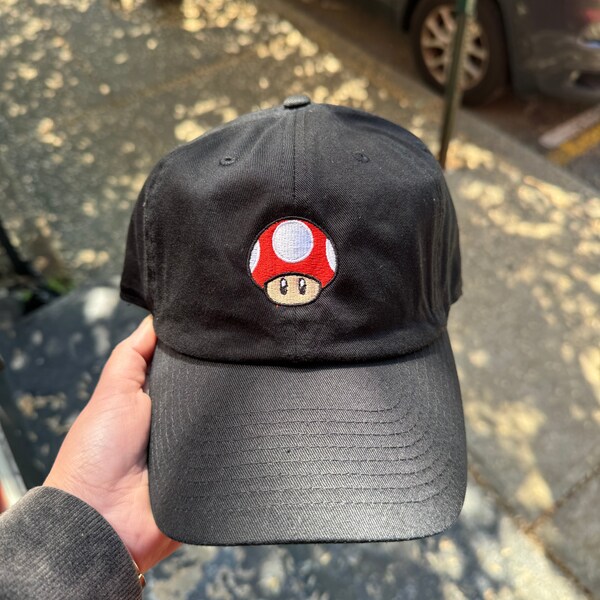 Mario Hat - Etsy