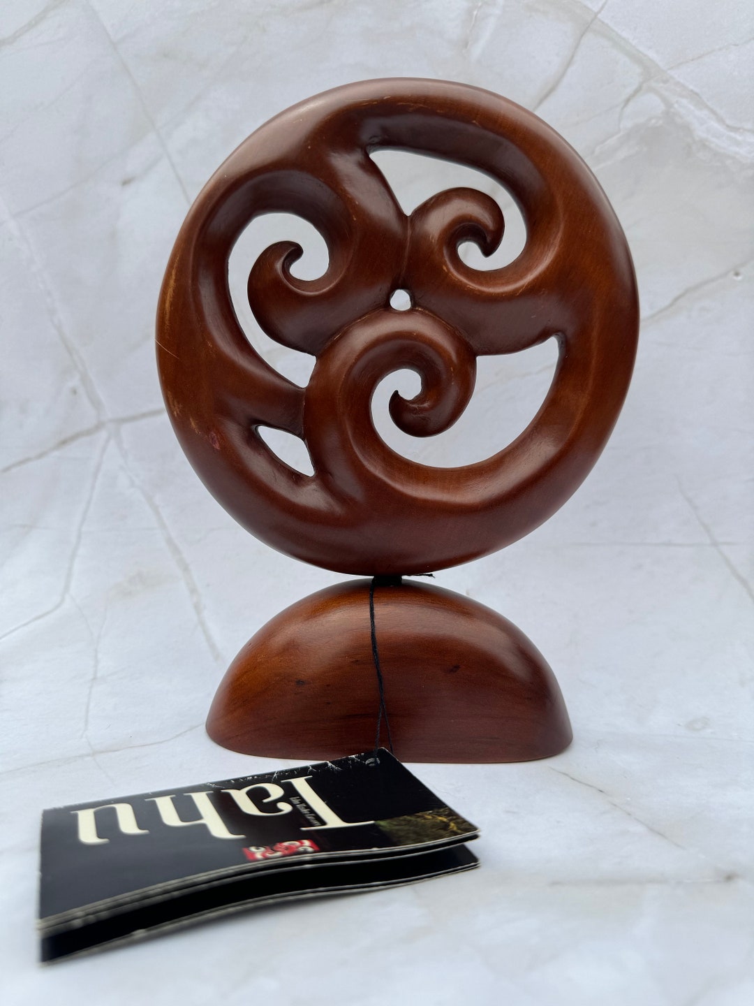 VTG Tahu Master Carvers New Zealand Maori Te Aohurihuri Hand Carved ...