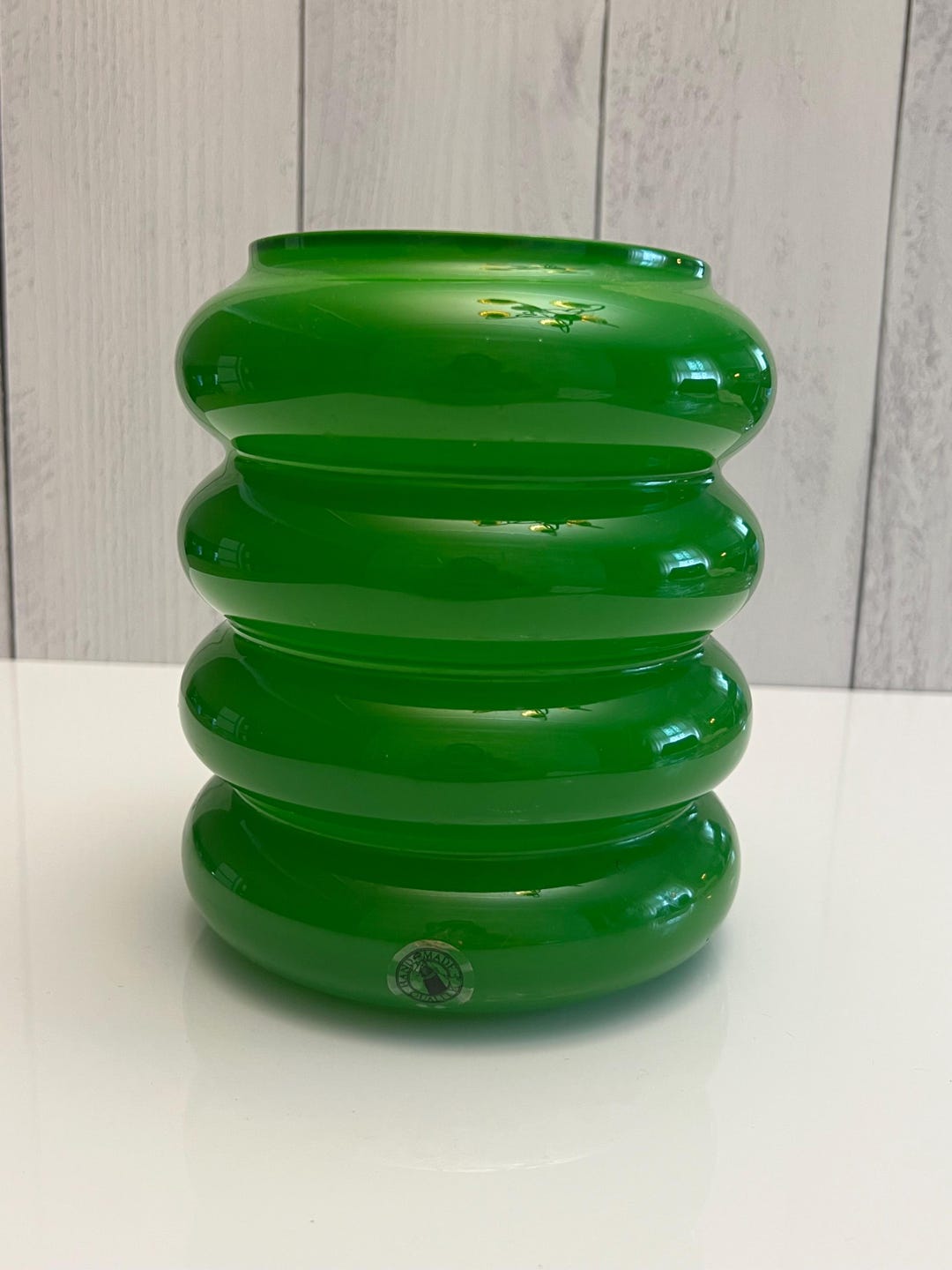 Anne Nilsson for Ikea Vintage Retro Nyhet Green Solstrale Bubble Vase ...