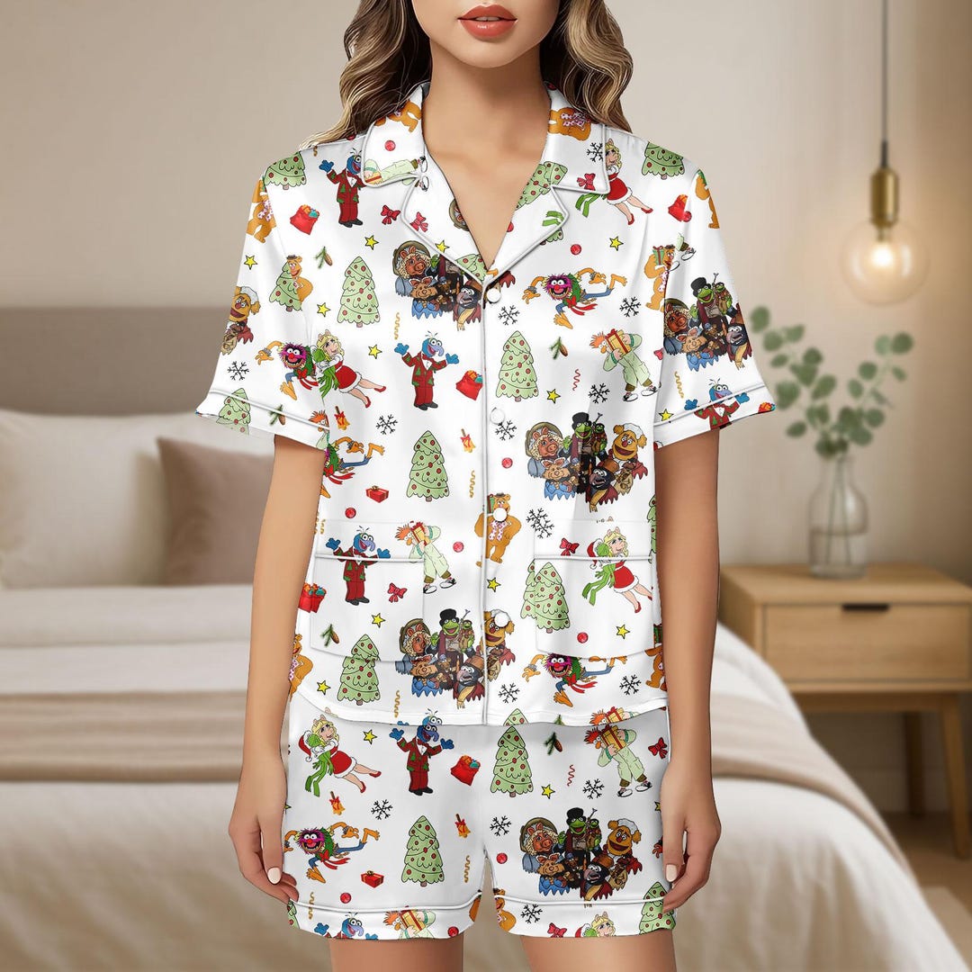 The Muppet Christmas Carol Pajamas Set, Disney Muppet Xmas Women ...