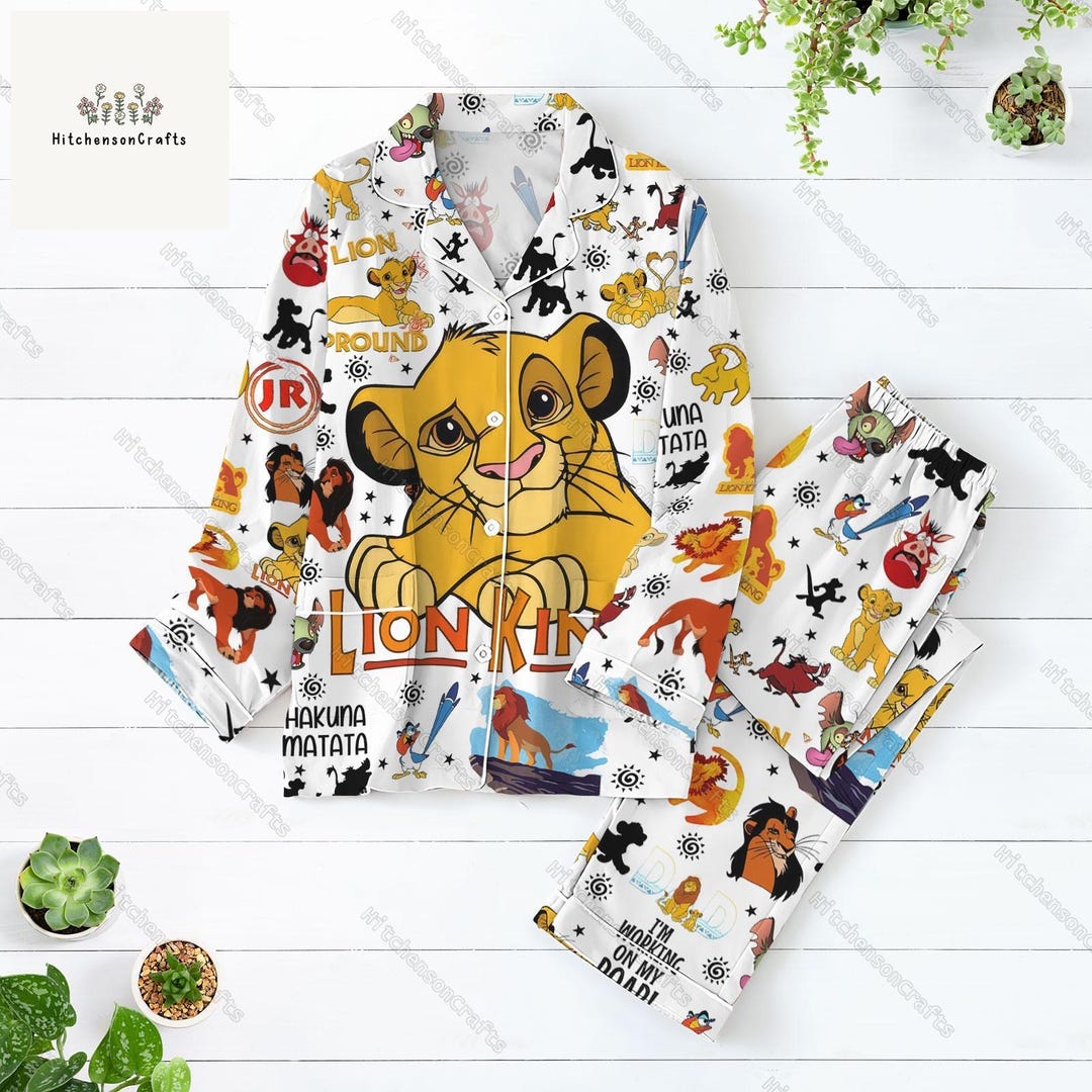 Disney Lion King Pajamas Set, Simba Pajamas Family, Movie Pajamas ...