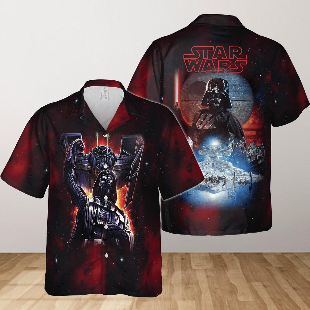 Star Wars Darth Vader Hawaii Shirt, Darth Vader Button Shirt, Anakin ...