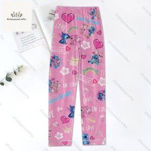 Stitch and Angel Pajamas Set, Disney Matching Pajamas, Lilo Stitch ...