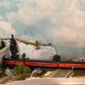 Model Train Layout N Scale Diorama Display Case - Etsy