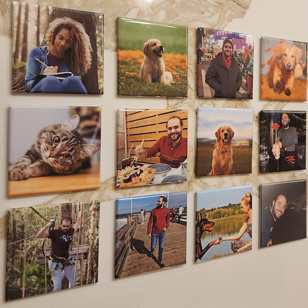 Custom 2x2 Photo Magnets - Etsy