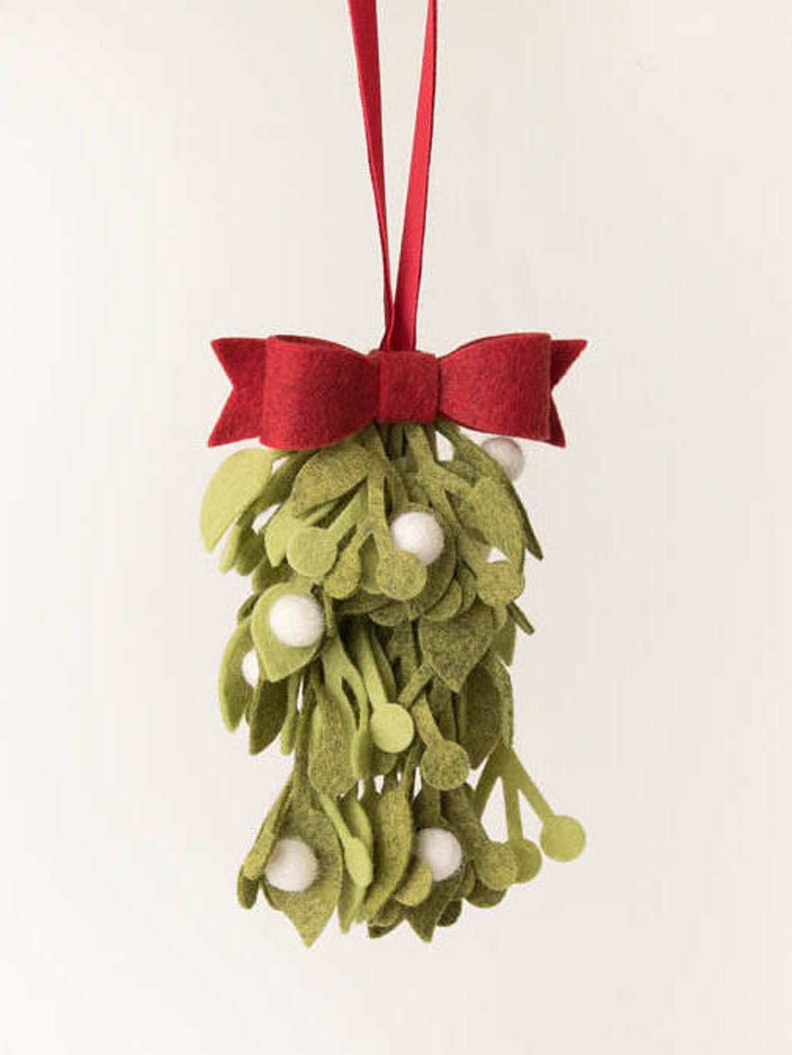Felt Mistletoe Christmas Decor Unusual Gifts Hostess Gifts - Etsy