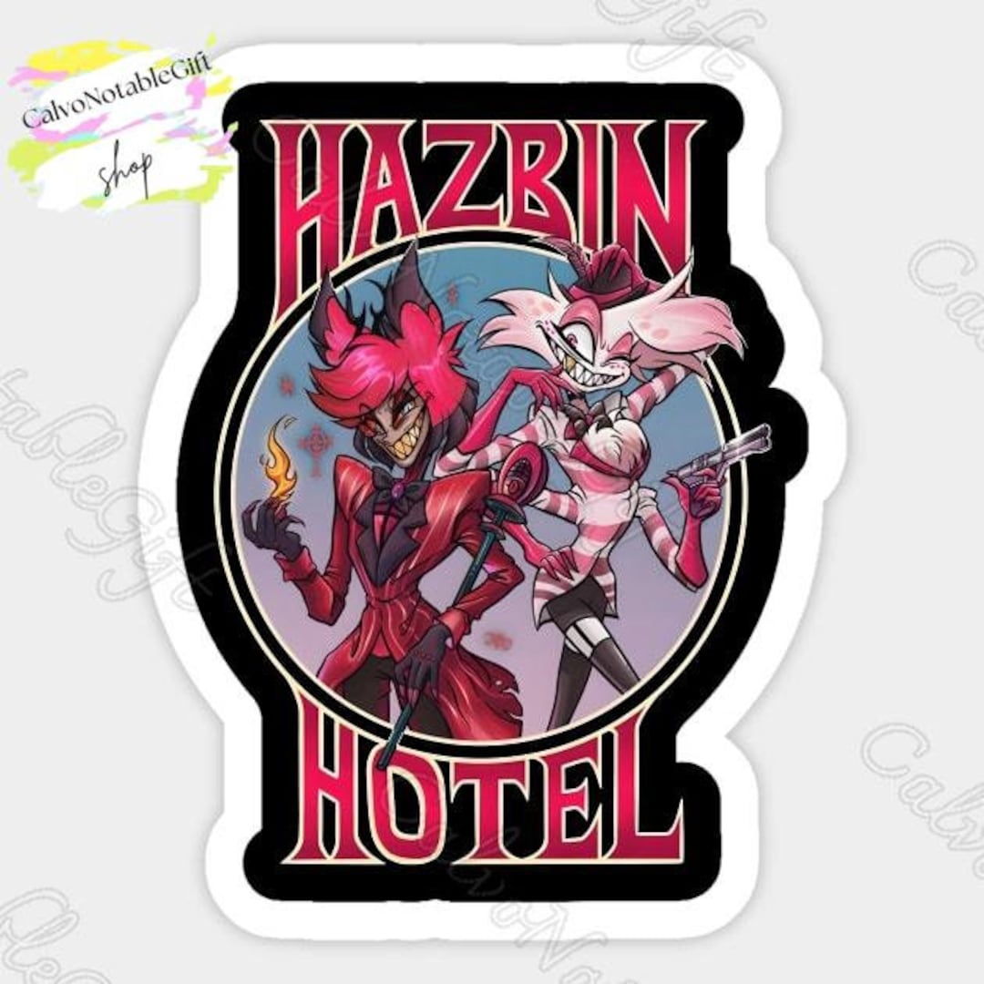 Hazbin Hotel Sticker, Hazbin Hotel Car Sticker, Hazbin Hotel Decal ...