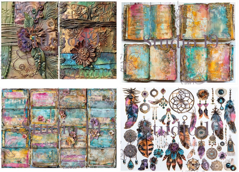 Boho Rich MEGA Kit (34 Pages) DIGITAL FILE - Etsy