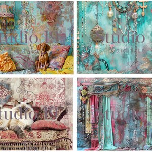 Softly Boho Scrapbook Paper (47 Pages) DIGITAL FILE - Etsy