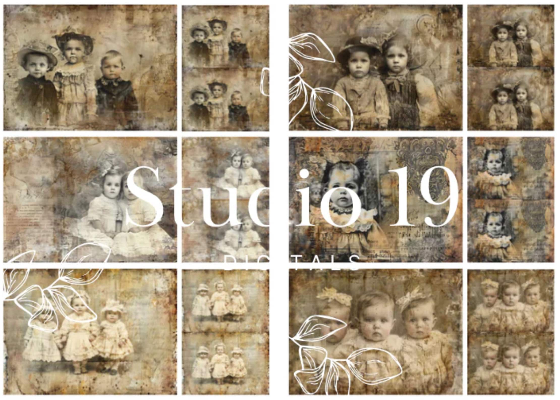 Vintage Photo Collection - 10 Pages DIGITAL FILE - Etsy