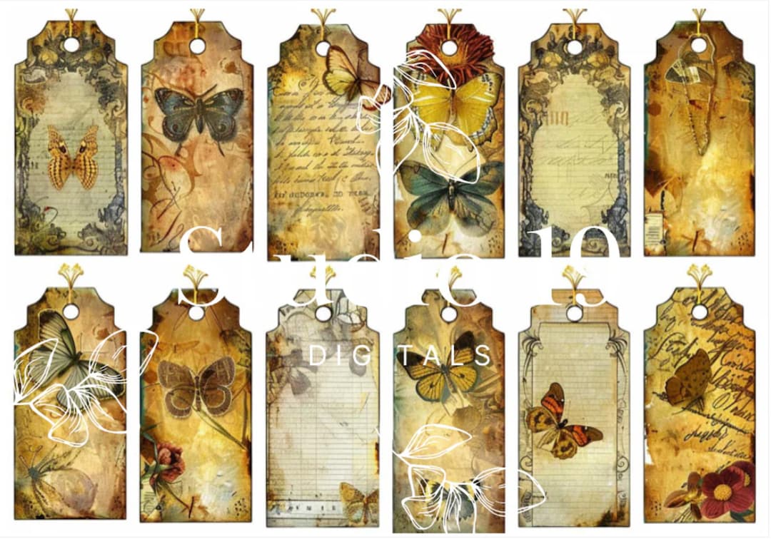 Vintage Ephemera Papers - 27 Pages DIGITAL FILE - Etsy