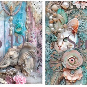 Softly Boho Scrapbook Paper (47 Pages) DIGITAL FILE - Etsy