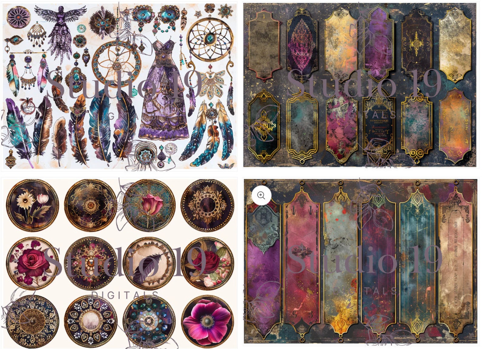 Boho Rich MEGA Kit (34 Pages) DIGITAL FILE - Etsy